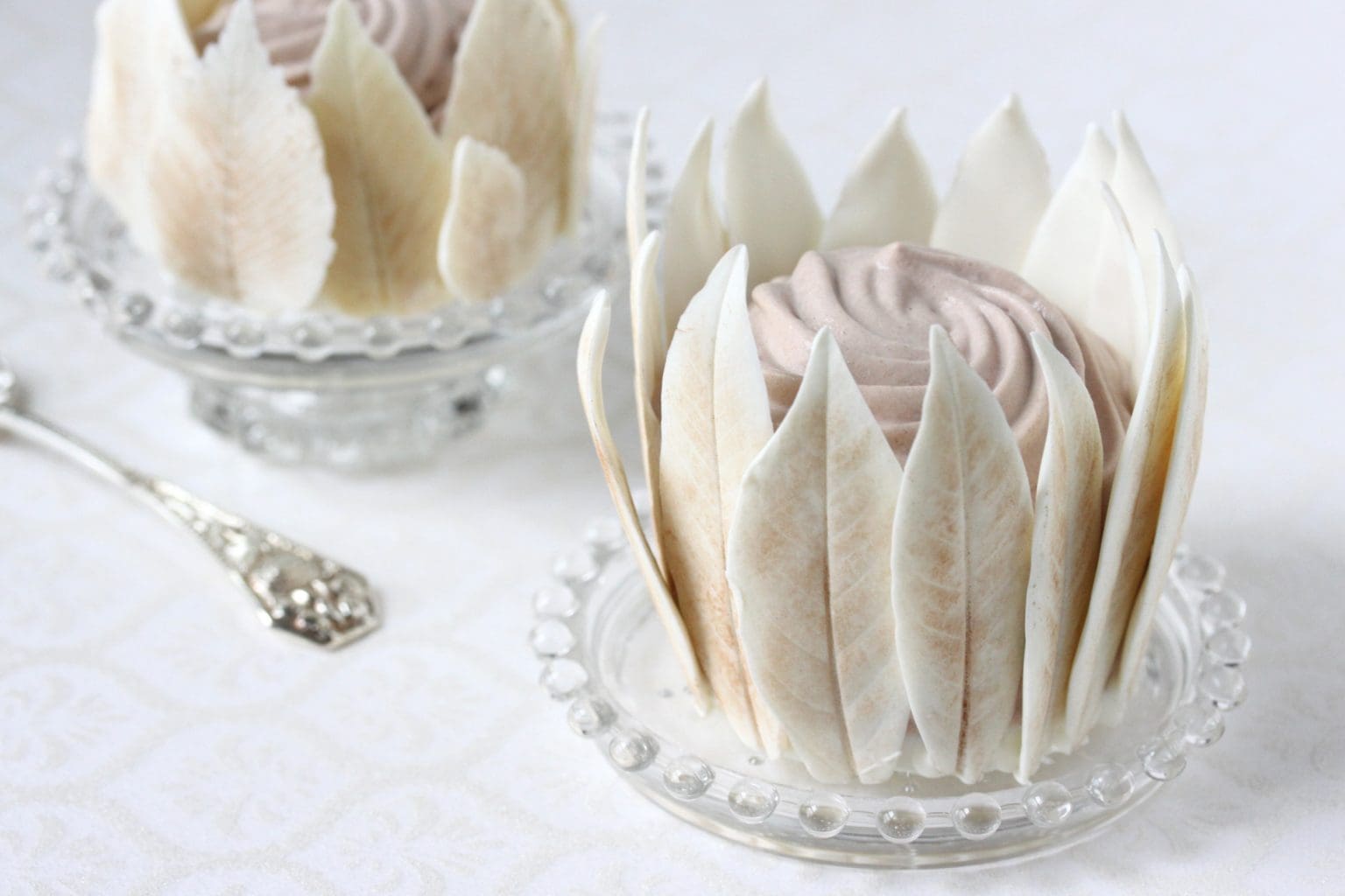 Chocolate Leaf Cups - Julia Usher