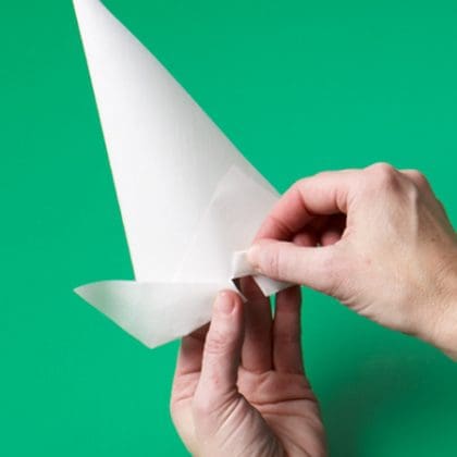 Making a Parchment Pastry Cone - Julia Usher