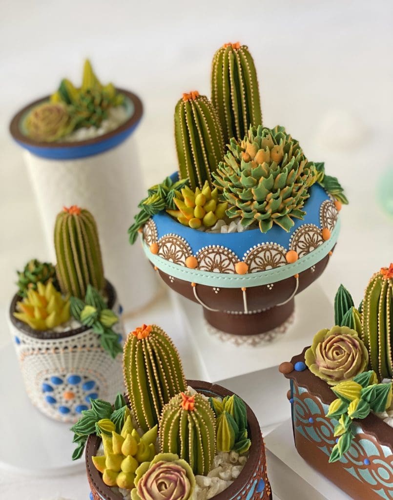 3-D Cacti Container Garden - Julia Usher